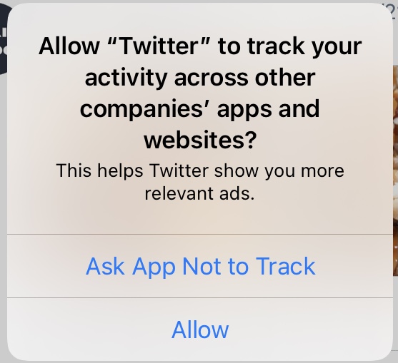 Ask iOS Apps Not to Track – Chai's Blog